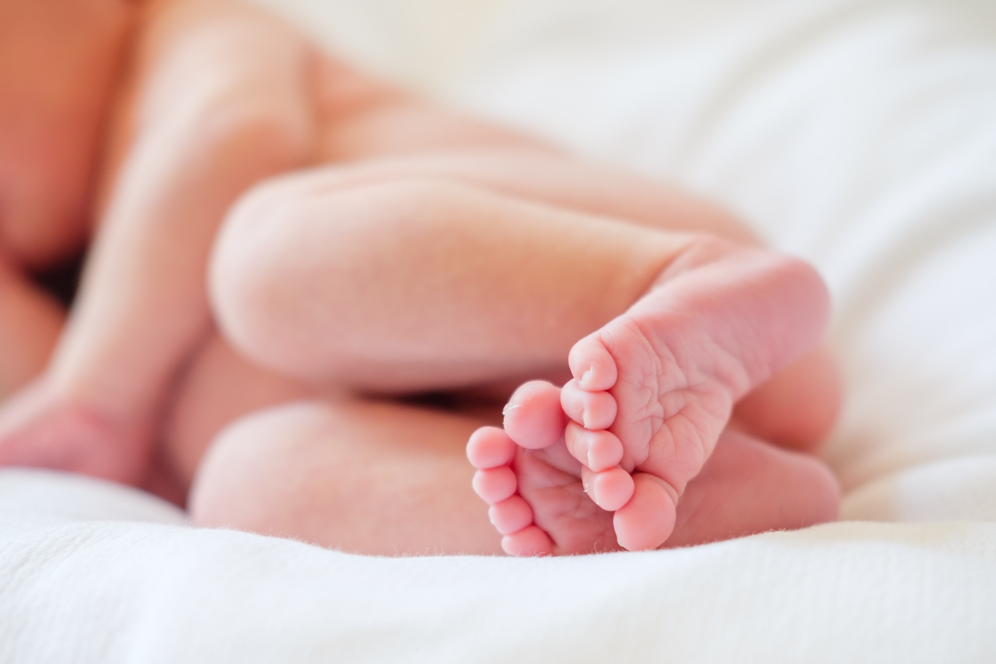 A Newborn Vision In Pink Golden Door Photography